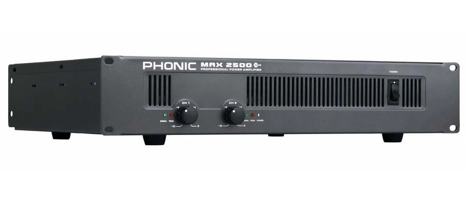 Phonic MAX2500PLUS 900W Power Amplifier, Musical Instruments and Sound ...